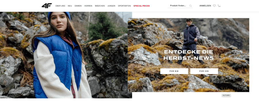 Rabattcode & Gutschein 4F - 20% und 10€ - Dezember 2025