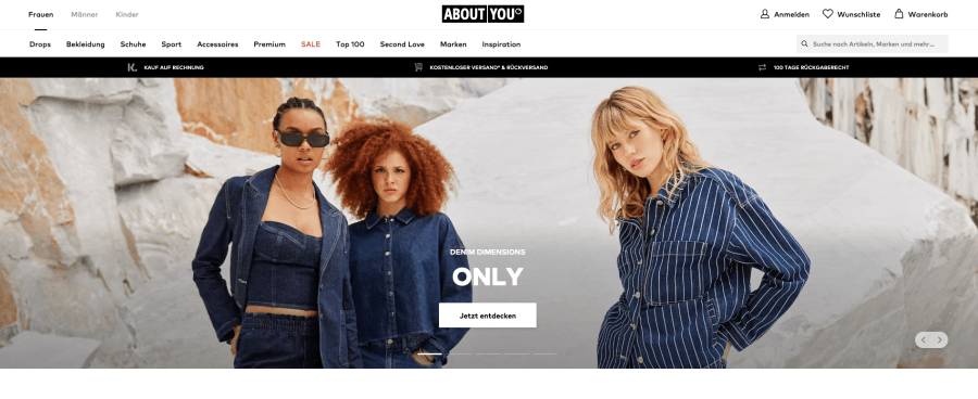 Rabattcode & Gutschein ABOUT YOU - 75% - Oktober 2025