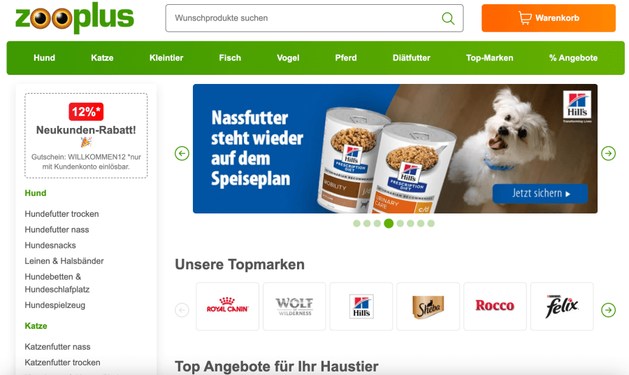 Rabattcode & Gutschein zooplus - 5% und 30% - April 2025